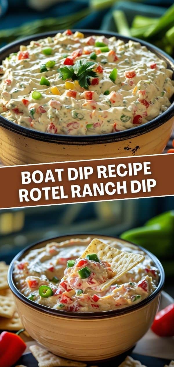 Boat Dip Recipe Rotel Ranch Dip - Forfoodiefriends