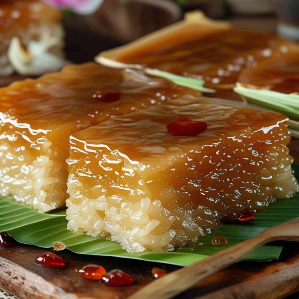Filipino Sticky Rice Cake (Suman) - Forfoodiefriends