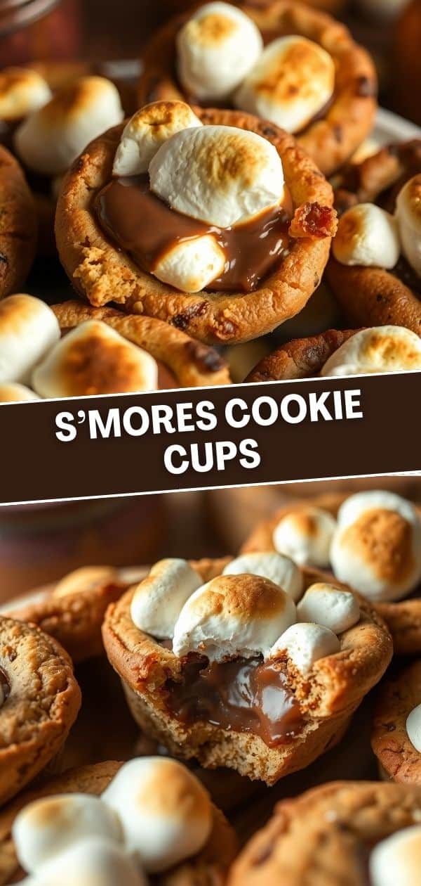 S’mores Cookie Cups - Forfoodiefriends