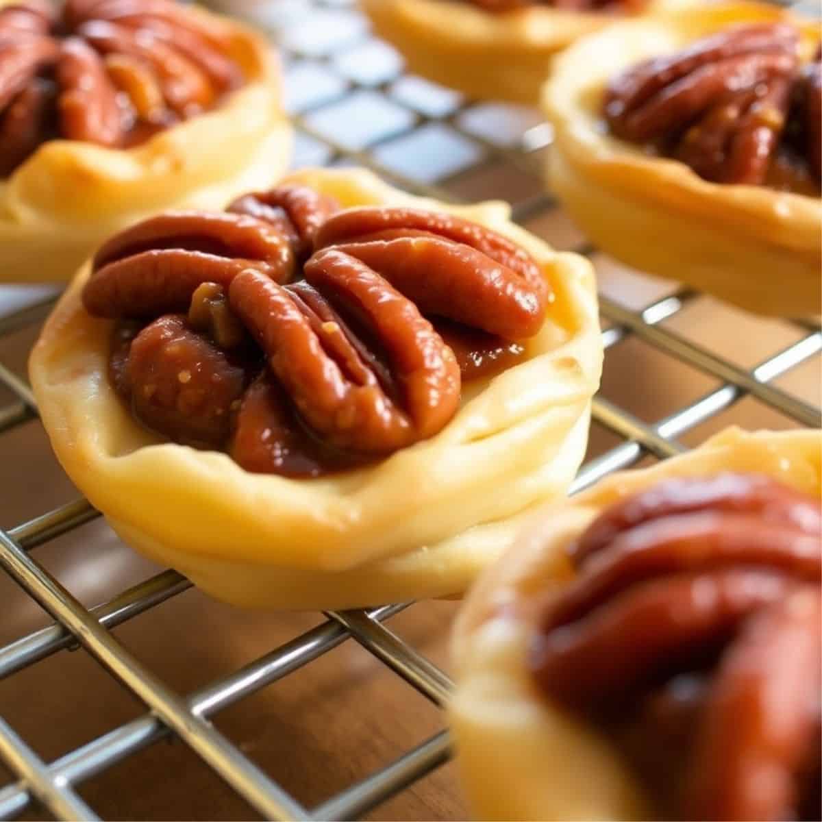 IRRESISTIBLE PUFF PASTRY PECAN PIE BITES - Forfoodiefriends