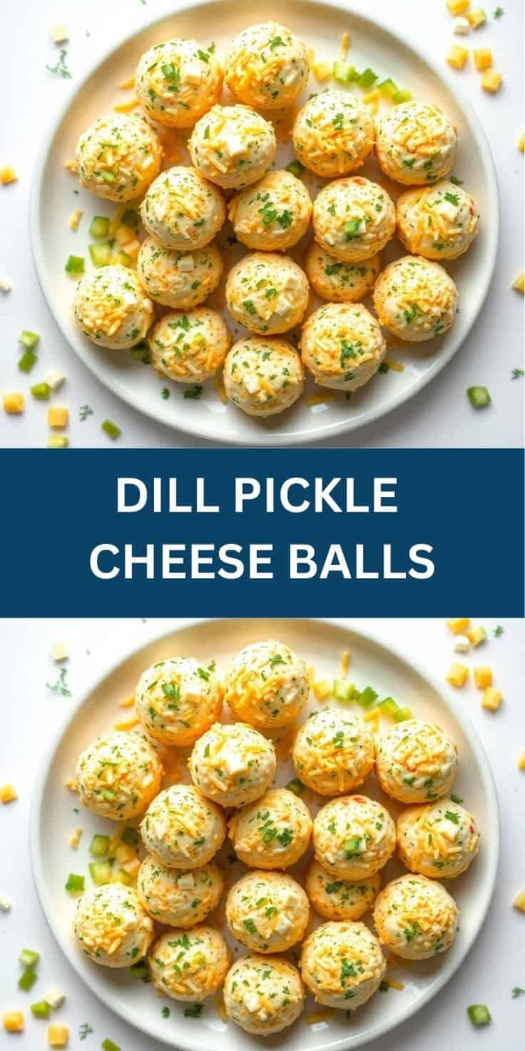 DILL PICKLE CHEESE BALLS - Forfoodiefriends